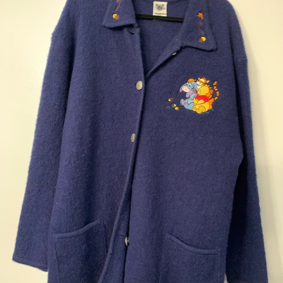 Disney | Sweaters | Navy In Color With Embroidery Disney Character ...